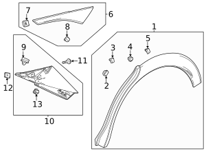 2020-2024 Buick Encore GX F Applique 42814478 GM | GMPartsDirect.com