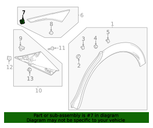 2020-2024 Buick Encore GX F Clip 11602915 GM | GMPartsDirect.com