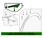 2020-2024 Buick Encore GX Upper Molding 42843049 GM | GMPartsDirect.com