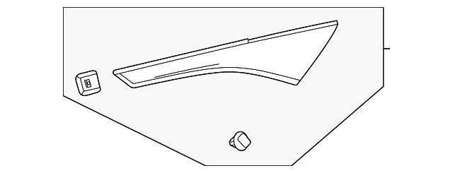 42843049 - Upper Molding 2020-2025 Buick Encore GX | Chevrolet Parts Direct
