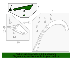 2020-2024 Buick Encore GX Upper Molding 42843049 GM | GMPartsDirect.com