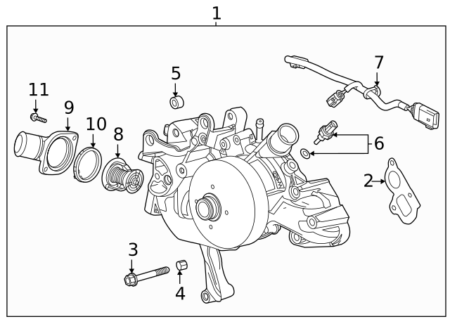 Engine Coolant Temperature Sensor Harness 12722039 | TascaParts.com