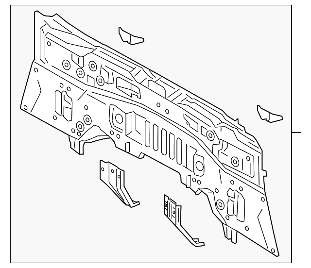 2019-2024 Toyota Rear Body Panel 58307-12C50 | OEM Parts Quick