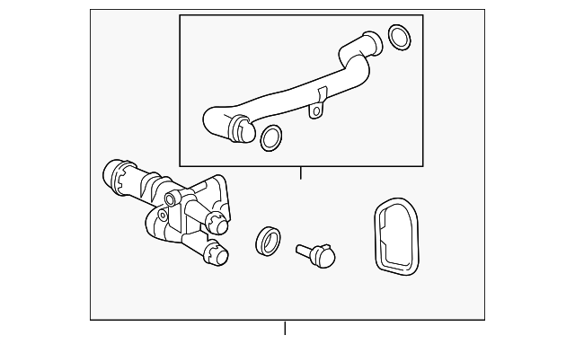2016-2019 Buick Cascada Engine Coolant Outlet Manifold 55598682 GM ...