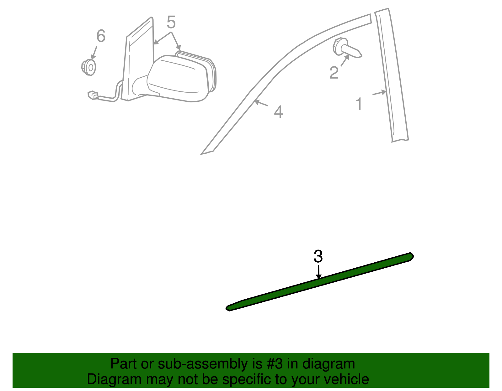 2006-2008 Toyota Sienna 2006-2008 Toyota Sienna - Body Side Molding ...