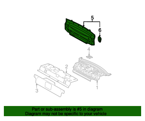 Toyota Panel Below Lid 58307-AC011 | Auto Parts