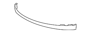 25821880 - Black Front Air Deflector Extension 2007-2013 Chevrolet ...