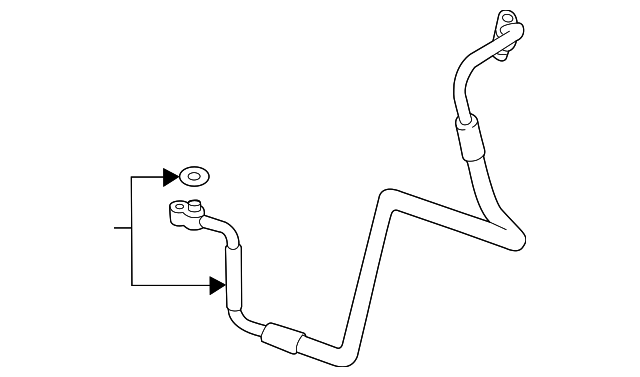 2011-2017 Audi Discharge Hose 4G0-260-701-CJ | Genuine Audi Parts