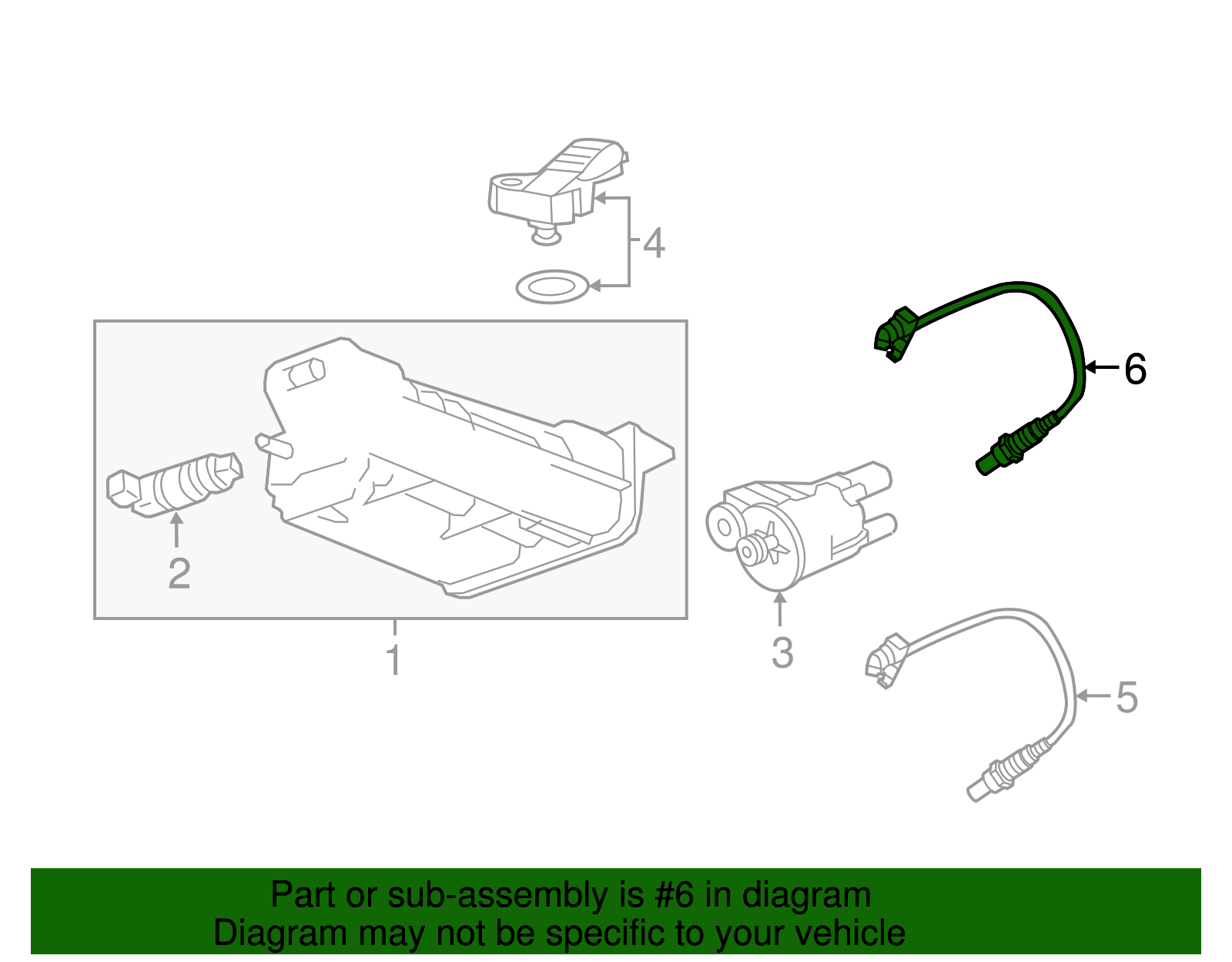 12667438 - Heated Oxygen Sensor 2017-2025 GM | GMPartsNow