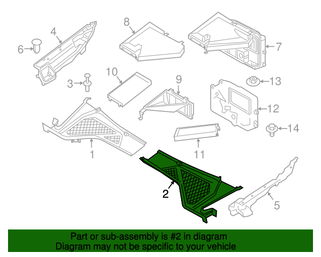 64319245593 - 2014-2019 BMW Housing Cover (64-31-9-245-593) | BMW of ...