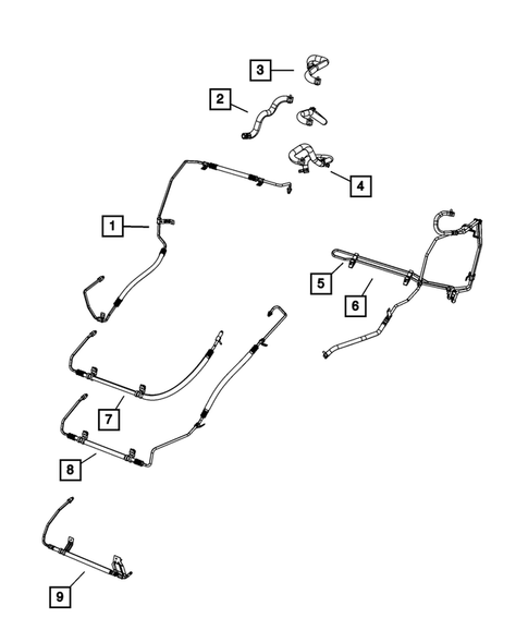 Power Steering Hoses for 2011 Dodge Journey | Mopar Online Parts