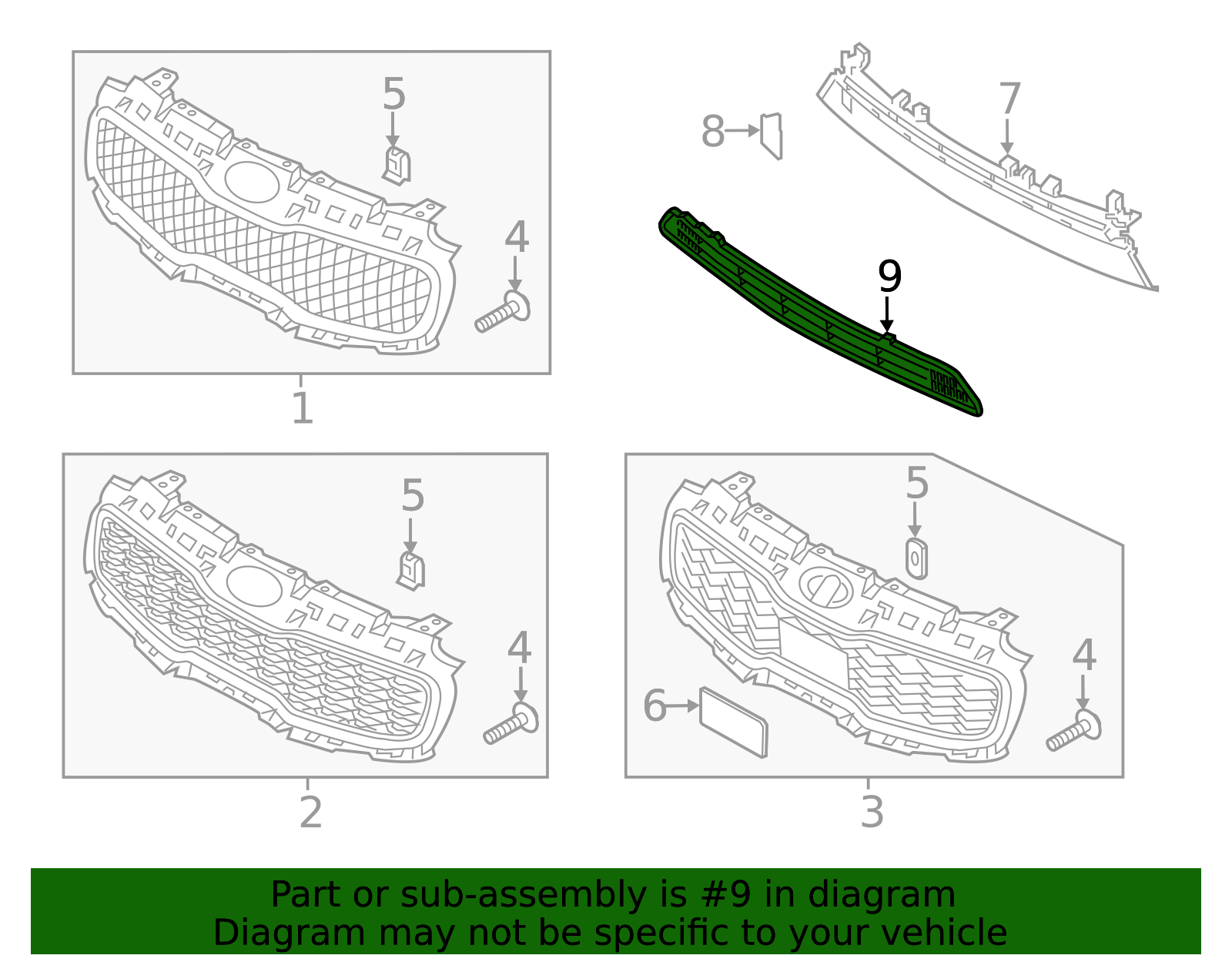 2020-2022 Kia Sportage Lower Grille 86569-D9500 | Retail Performance ...