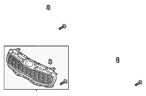 86380-D9LC0 - Grille - 2022 Kia Sportage | Kia Auto Parts