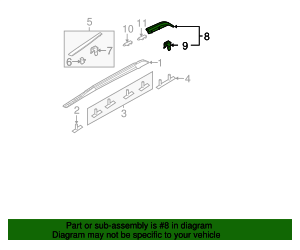 87297-2E000-ZI - Rear Cover - 2005-2009 Hyundai Tucson | Conicelli Hyundai