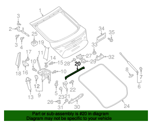 2012-2018 Audi Center Cover 4G8-827-229 | Genuine Audi Parts