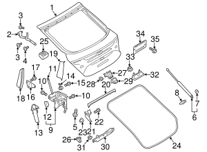 2012-2018 Audi Center Cover 4G8-827-229 | Genuine Audi Parts
