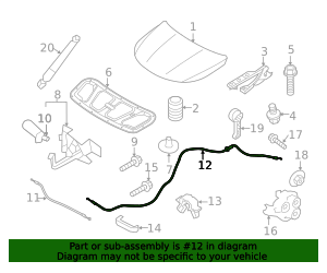 81190-P2000 - Release Cable 2021-2023 Kia Sorento | Kia.Parts Store