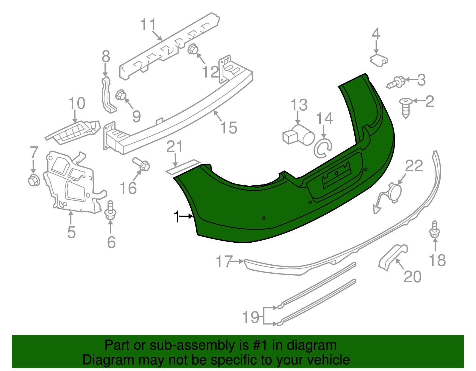 2010-2013 Porsche Panamera Bumper Cover 970-505-951-13 | Sunset Porsche ...