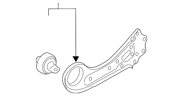 2022-2023 Hyundai Tucson Trailing Arm 55271-CW000 | OEM Parts Online