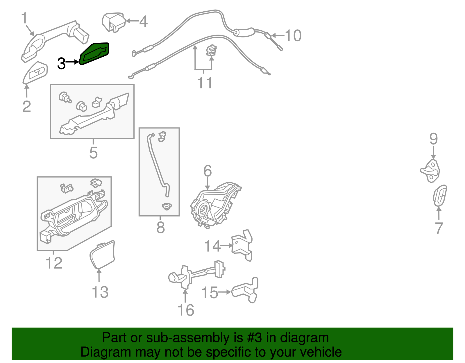 72644-T2A-A21 - 2013-2025 Honda - Seat B R Rear | Genuine Honda Parts