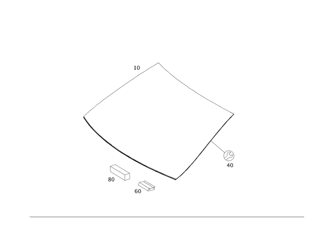 2012-2015 Mercedes-Benz Windshield 207-670-27-00 | MB OEM Parts