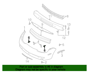 6500898 - Bumper Cover Rivet - 1995-2021 Dodge | Mopar Parts Canada