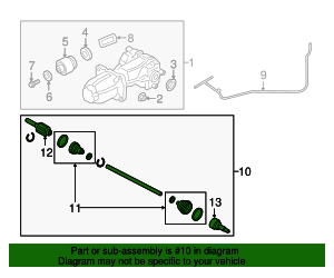 2018-2022 Ford EcoSport Axle Assembly CN1Z-4K138-C | AutoNationParts.com