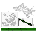 33212284616 - 2015-2021 BMW Axle Assembly (33-21-2-284-616) | BMW of ...