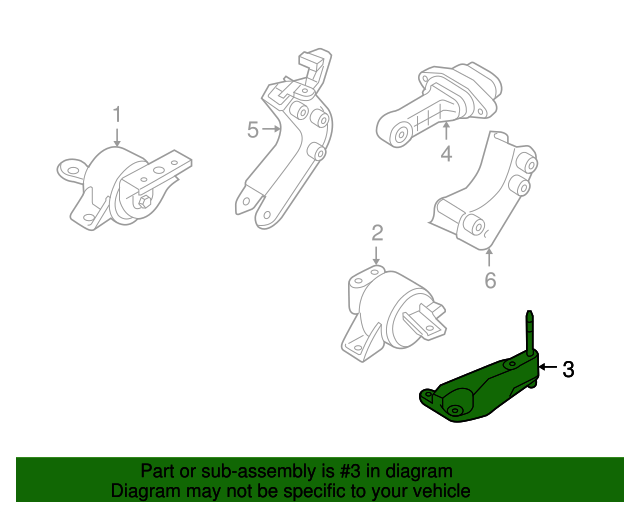 96535452 GM Trans Mount Bracket | GM Parts Store