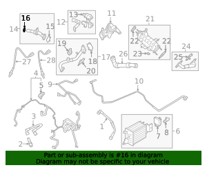 JT4Z-8527-B - Egr Tube O-Ring 2018-2025 Ford | Ford Parts Direct
