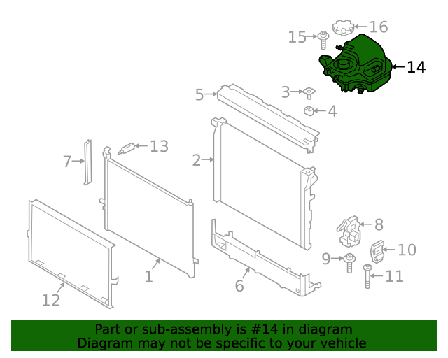 Genuine BMW 17-13-5-A7B-C90 | Reservoir Tank | FREE Shipping on Most ...