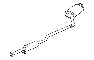 18307-T3V-A03 - Muffler & Pipe 2014 Honda Accord | Honda Parts Online