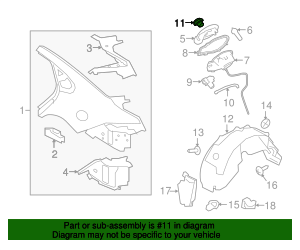 Genuine OEM Cap-Fuel Filler Part# C2Z32583 Fits 2021-2023 Jaguar XF: Up ...