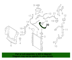 251-500-21-75-64 - Hose Mercedes-Benz USA Parts