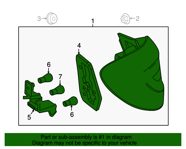 246-906-84-00 - Tail Lamp Assembly 2015-2017 Mercedes-Benz | Mercedes ...