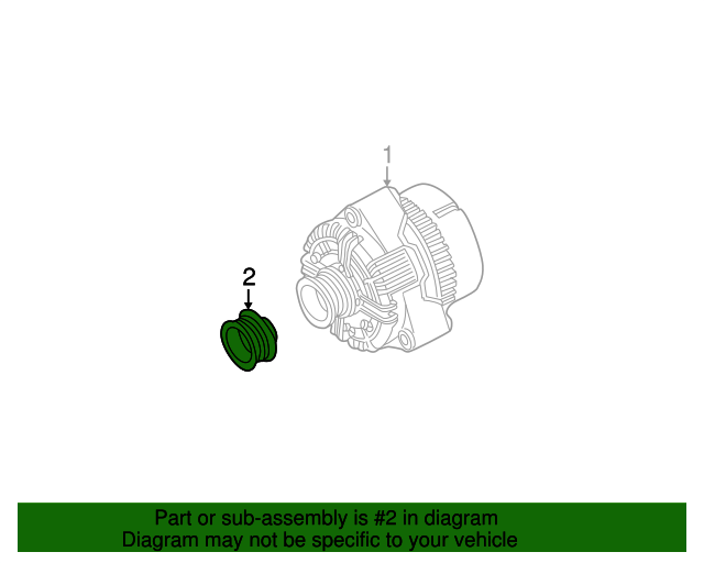 271-155-01-15 - Alternator Pulley 2002-2006 Mercedes-Benz | Mercedes ...