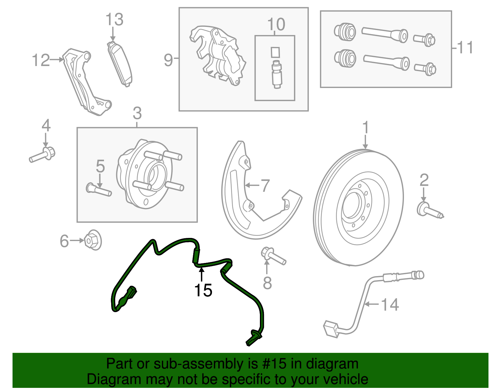 2010-2022 Ford ABS Sensor AE9Z-2C204-A | Ford OEM Parts Outlet