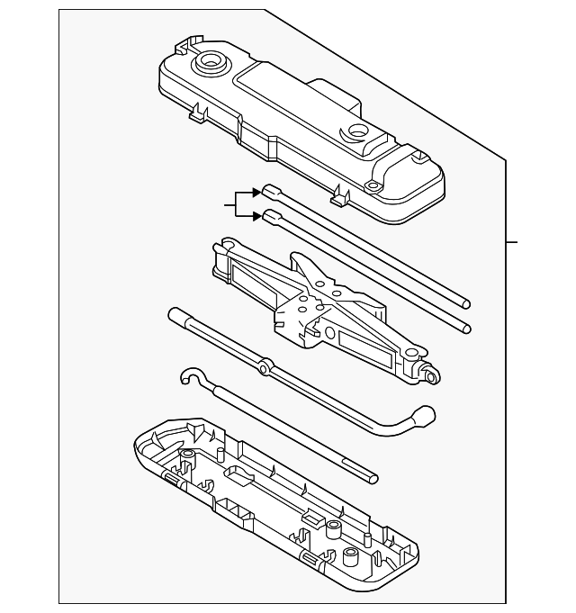 Genuine OEM Ford Part - Jack Assembly EL3Z-17080-A | Genuine OEM Ford ...