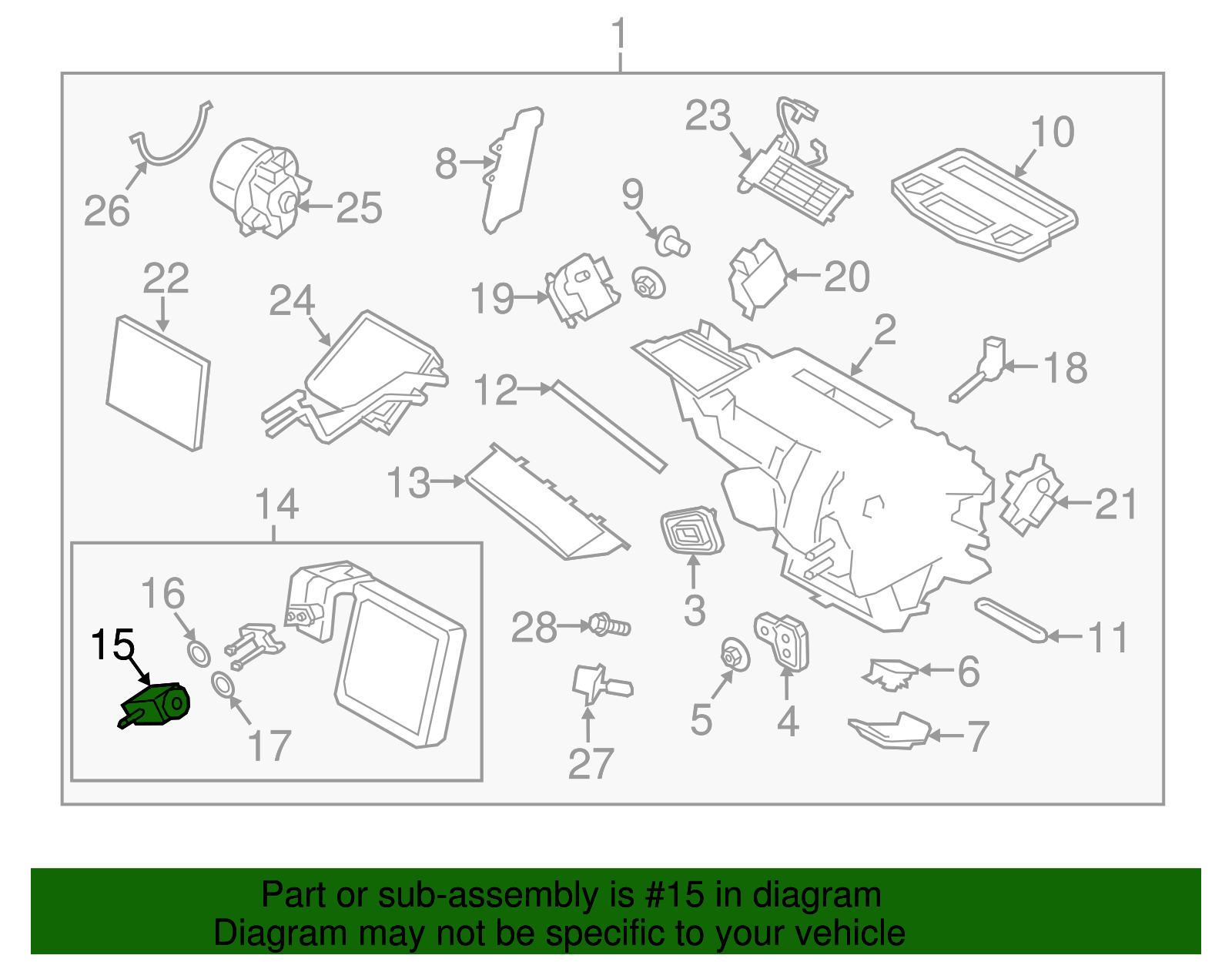 2014-2019 Ford Fiesta 2014-2019 Ford Fiesta - Expansion Valve AV1Z ...
