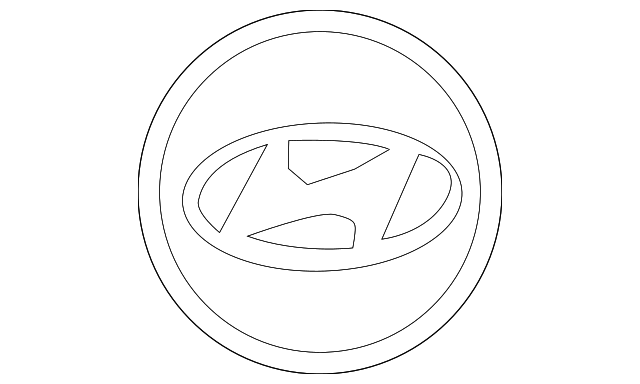 52960-3X500 - Center Cap - 2012-2021 Hyundai | Conicelli Hyundai