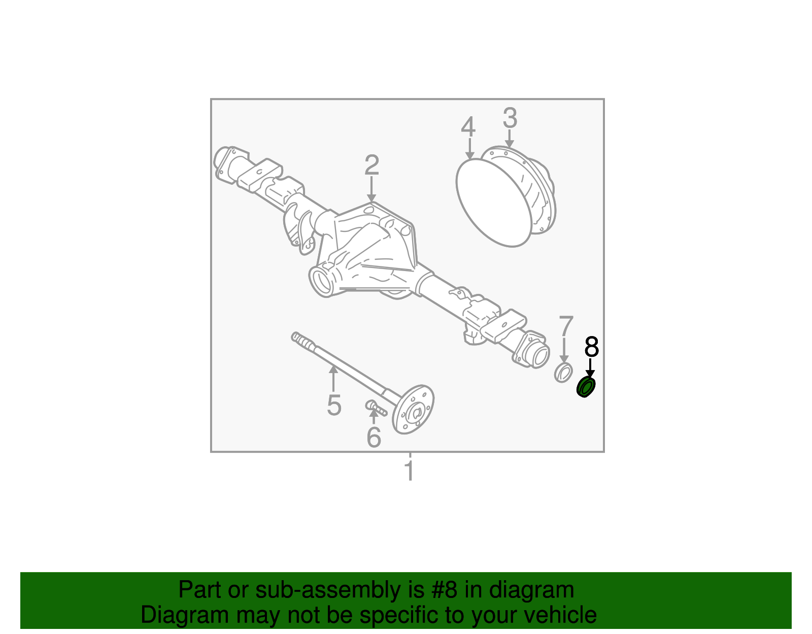 12471686 - Rear Axle Shaft Seal 1988-2020 GM | GMPartsNow