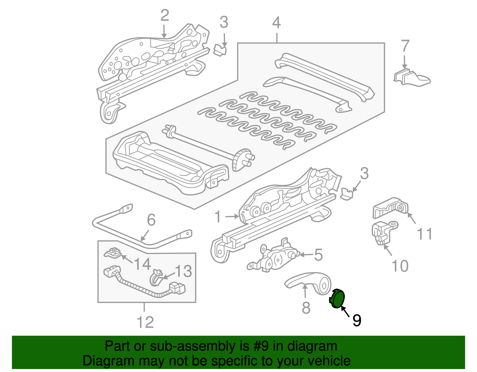 81622-SDA-A21ZA - Handle Cap 2003-2007 Honda Accord | Honda Parts Online