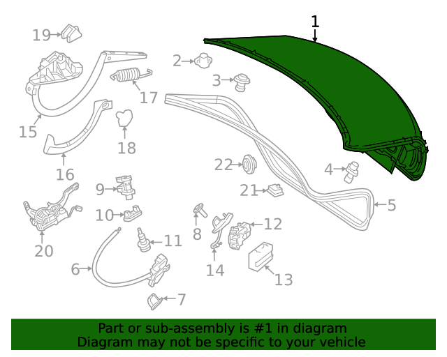 213-750-66-00 - Trunk Lid 2021-2023 Mercedes-Benz | Mercedes-Benz USA Parts
