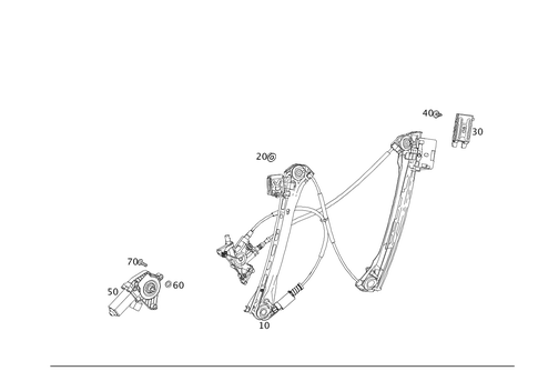Window Regulator for 2016 Mercedes-Benz AMG® GT S | Mercedes-Benz USA Parts