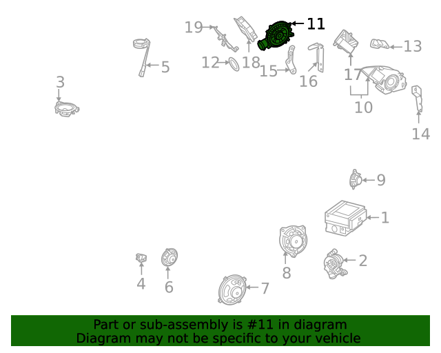 190-820-20-00 - Speaker 2017-2021 Mercedes-Benz | Mercedes-Benz USA Parts