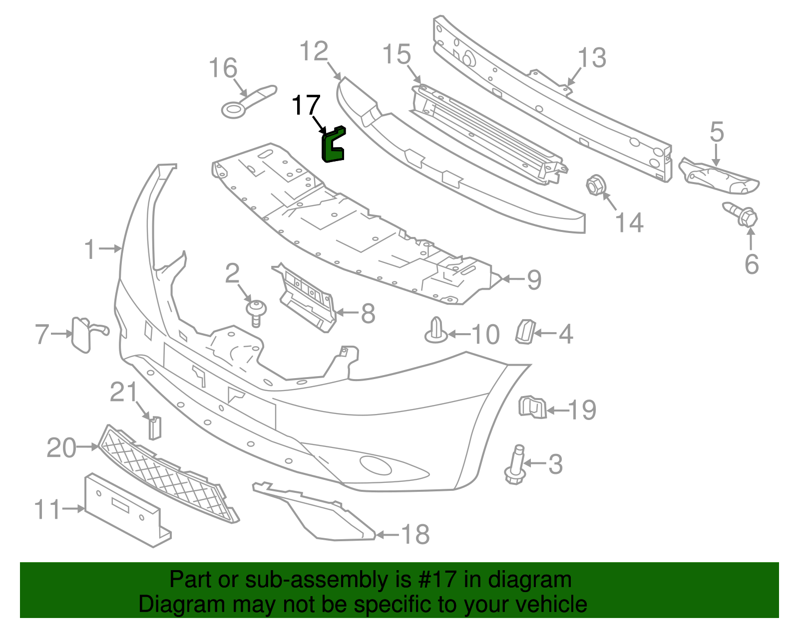2017-2019 Nissan Versa Note Protector 62066-9ME0A | Temecula Nissan Parts