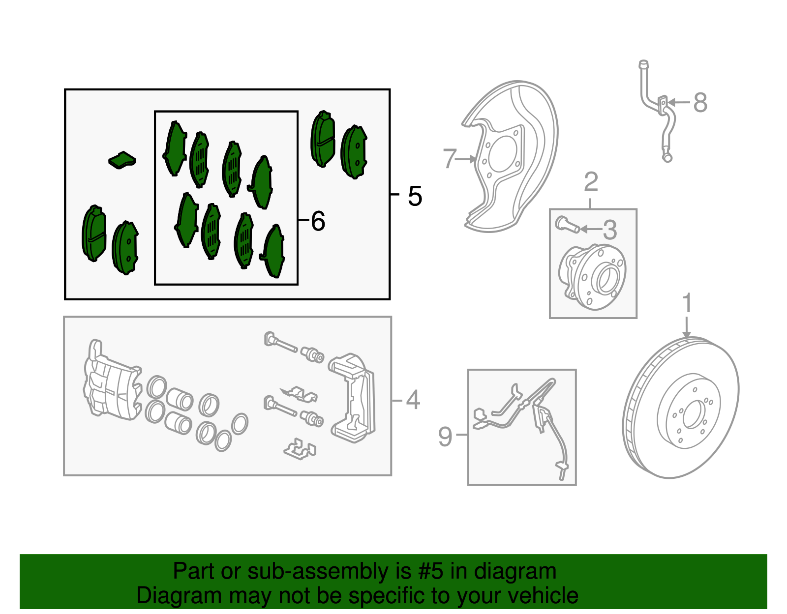 2007-2013 Acura Brake Pads 45022-STX-A02 | Retail Performance Auto Parts