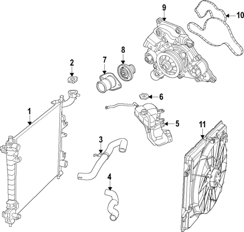 Cooling System for 2014 Jeep Grand Cherokee | Mopar Depot