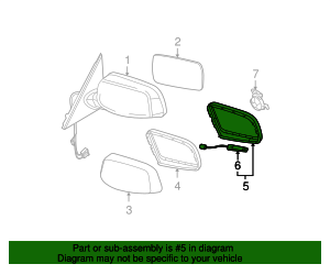 51167074954 - 2004-2009 BMW Mount Ring (51-16-7-074-954) | BMW of South ...