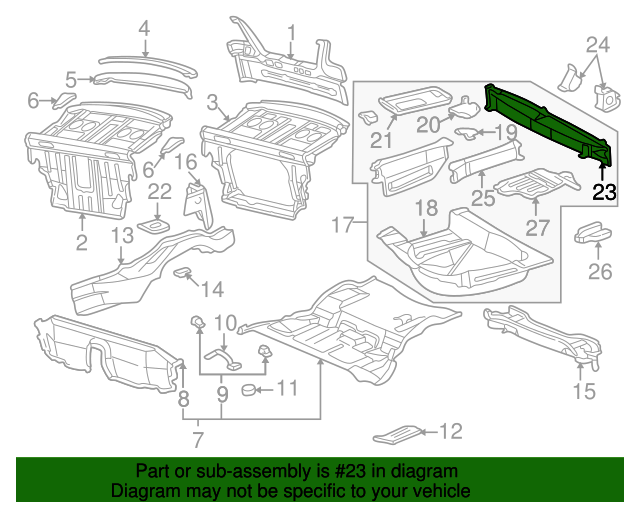 1994-2000 Mercedes-Benz Suspension Subframe Crossmember 202-610-00-14 ...